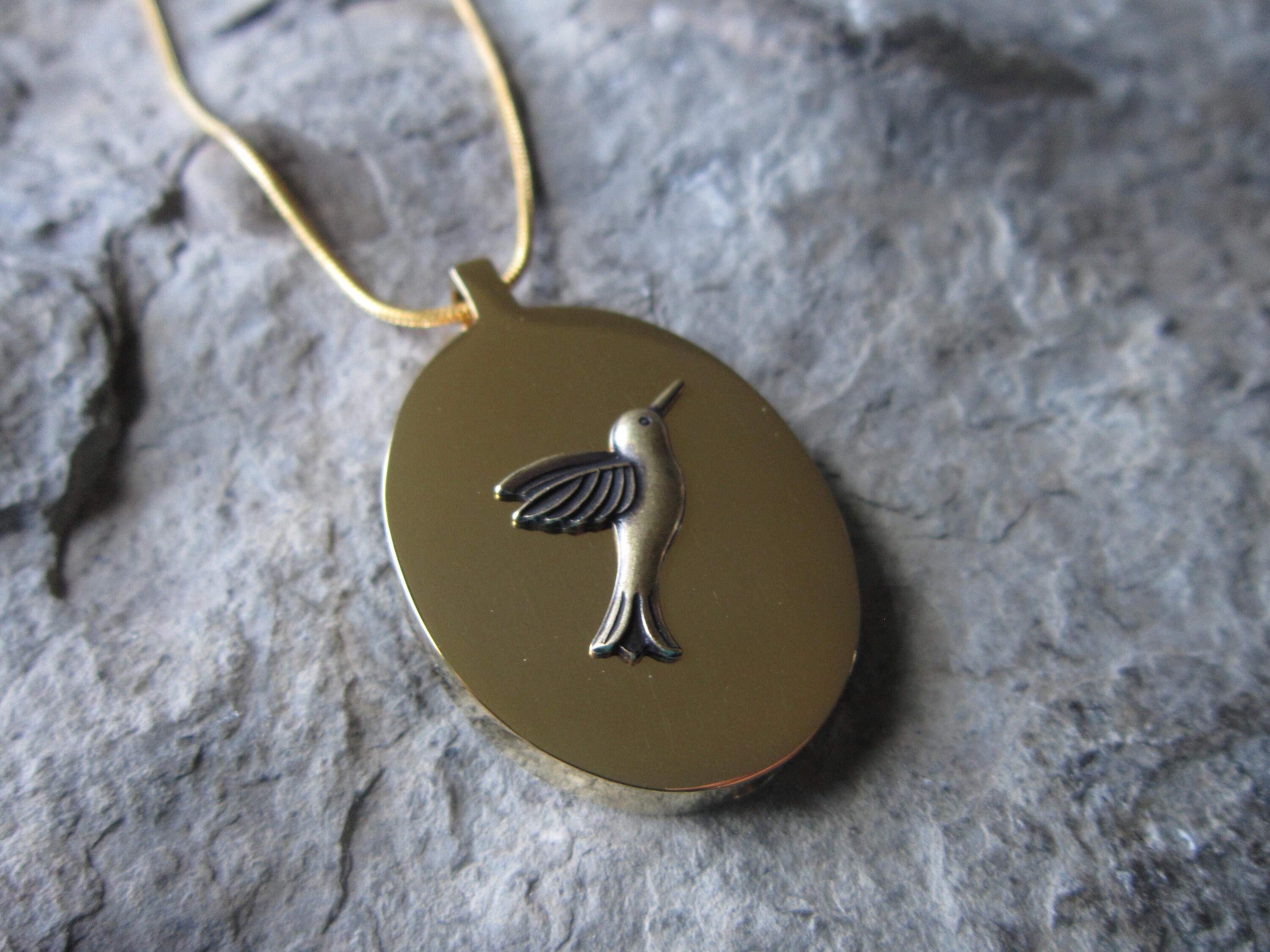 Choose Gold or Silver Hummingbird Stainless Steel Urn | Etsy