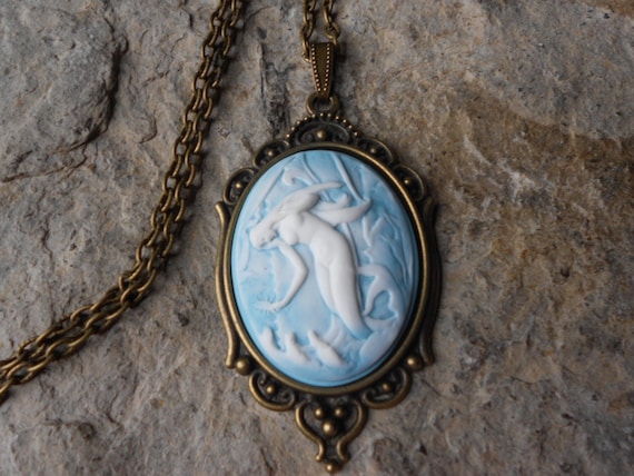 Mermaid Siren Lady of the Sea Cameo Pendant 2 - Etsy
