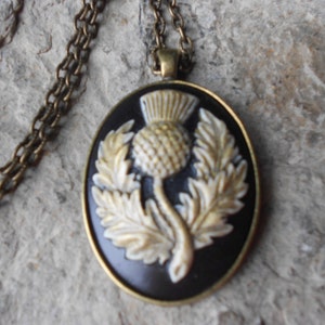 Hand Painted (golden)- Scottish Thistle - Scotland's National Emblem ...