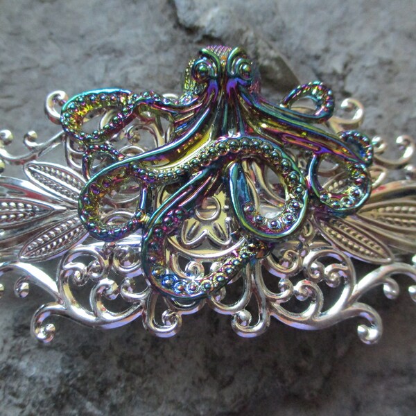 Octopus Hair Clip - Etsy