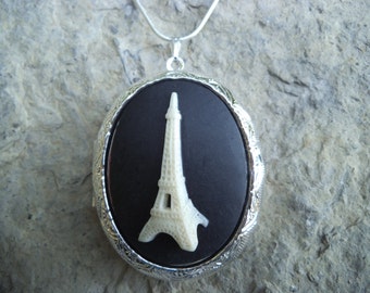 Eiffel Tower Locket | Etsy