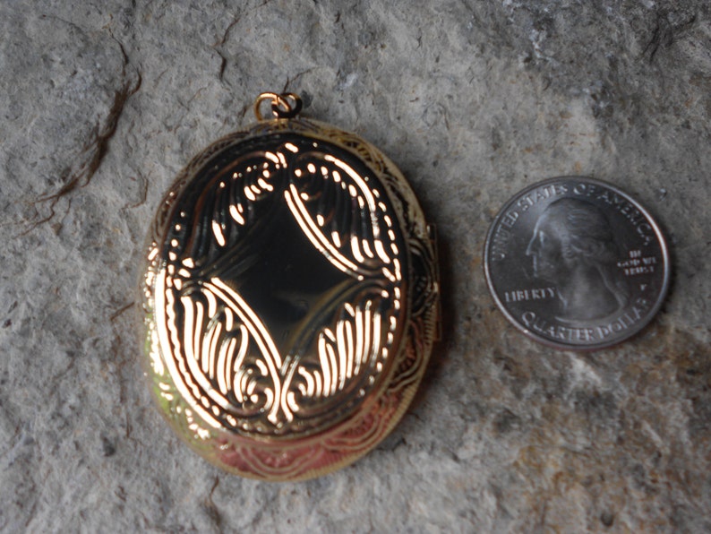 Sea Turtle Gold Plated Locket - Quality - Photos, Keepsakes, Vacation ...