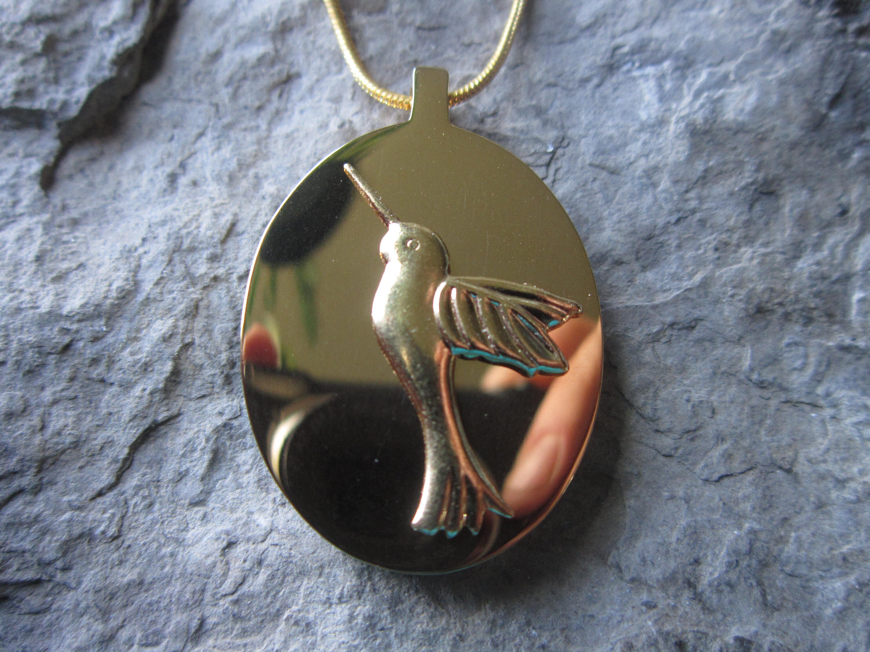 Choose Silver or Gold Hummingbird Stainless Steel Urn | Etsy