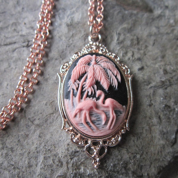 Flamingo Pendant - Etsy