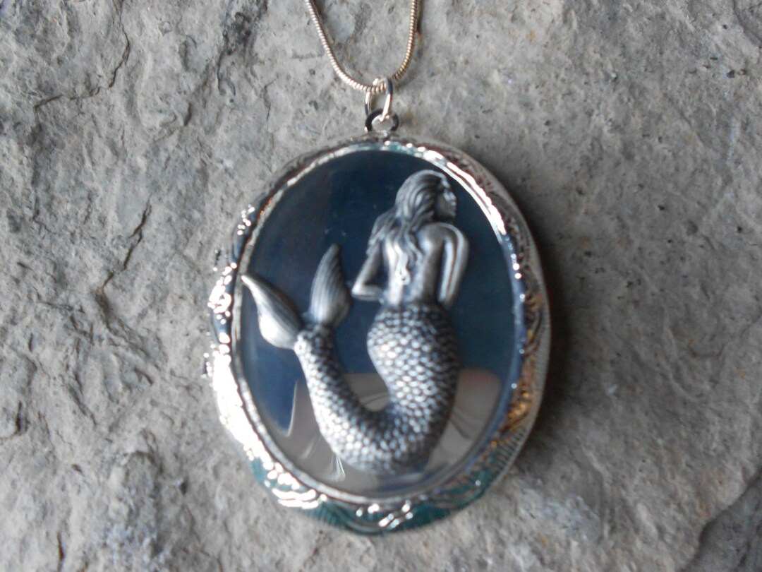 Mermaid Locket!!! High Quality!!! Lady of the Sea, Siren, Nautical ...