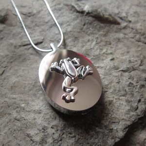 Frog - Toad Stainless Steel Urn Necklace- Ashes - Lock of Hair ...