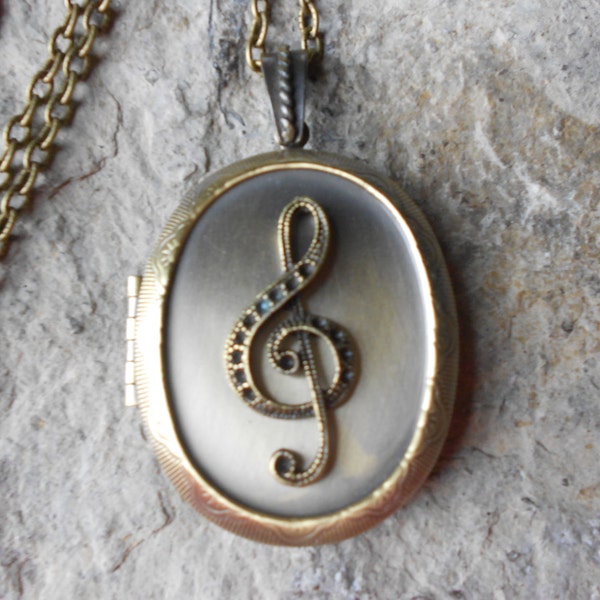 Musical Locket - Etsy