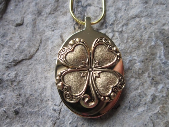 Or trèfle irlandais or trèfle à quatre feuilles plaqué acier | Etsy