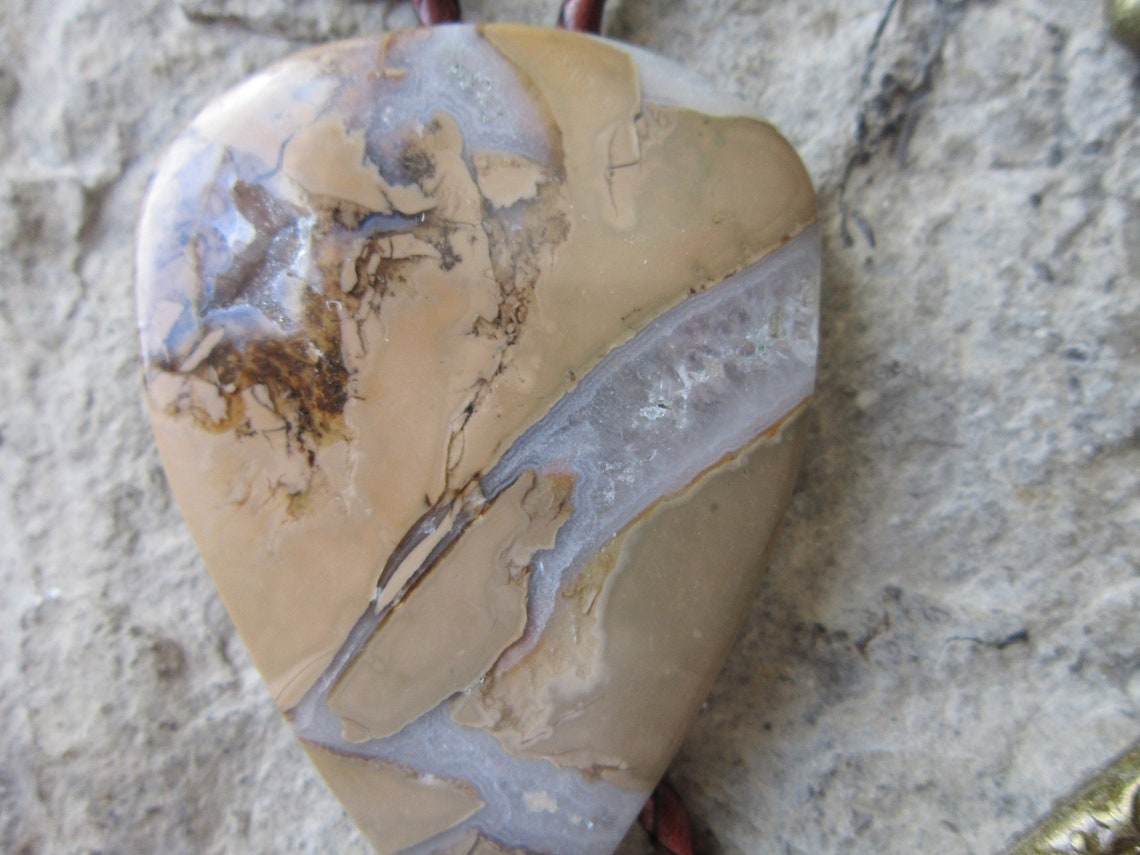 Designer Natural Geode Druzy Thunder Agate Gemstone 107 Cts | Etsy