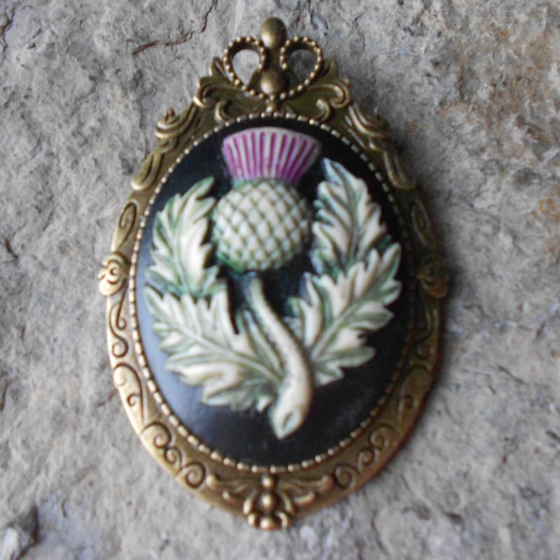 Thistle Pin - Etsy