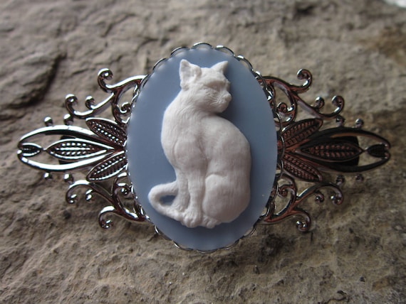 Cat barrette store