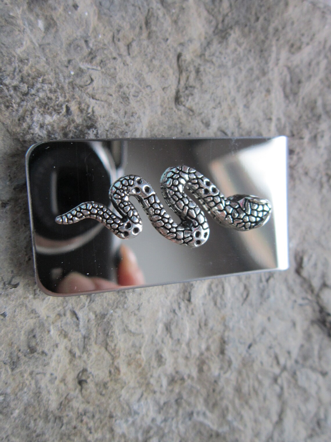 Stainless Steel Snake Money Clip Father's Day Gift Dad | Etsy