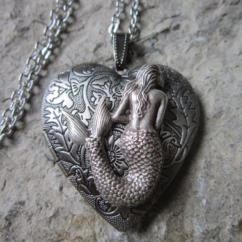 Mermaid Locket - Etsy