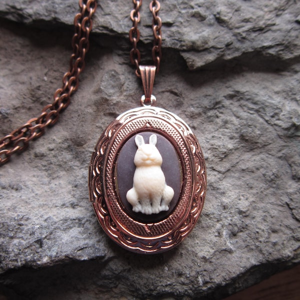 Bunny Locket - Etsy