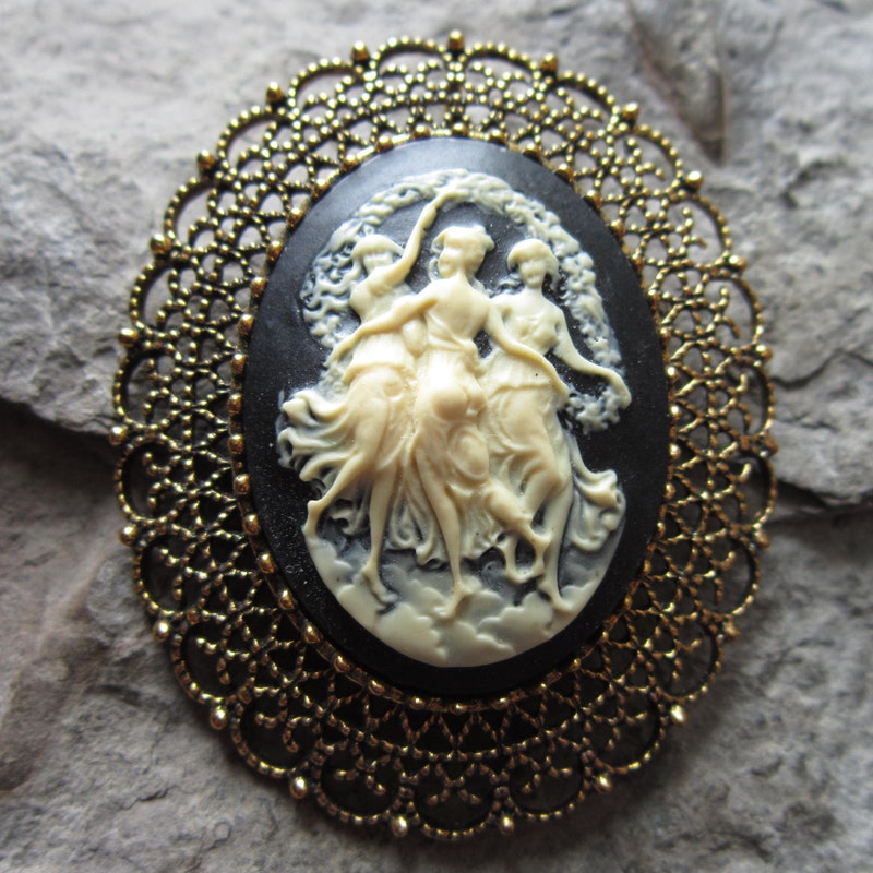 Three Muses Cameo - Etsy