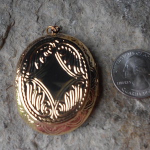 Irish Shamrock Gold Plated Locket - Ireland, Clover, St. Patrick's Day ...