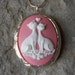 LOCKET - Stunning Cat Pendant Locket - Cats in Love, Heart, Love - 2 ...
