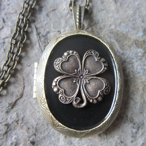 Long Locket Necklace - Etsy