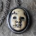 Creepy Baby Doll Hand Painted Cameo Lockets - Zombie, Zombie Baby ...