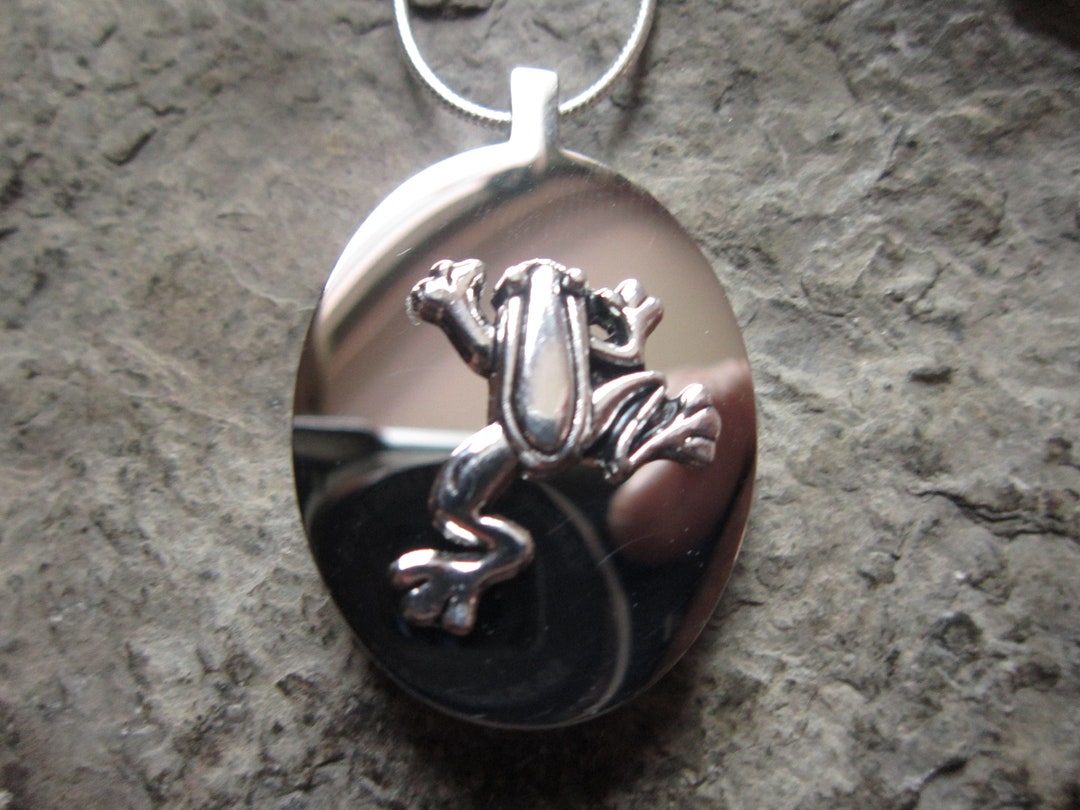 Frog - Toad Stainless Steel Urn Necklace- Ashes - Lock of Hair ...