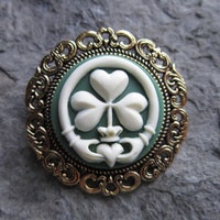Good Luck Irish Angel Pin - Etsy