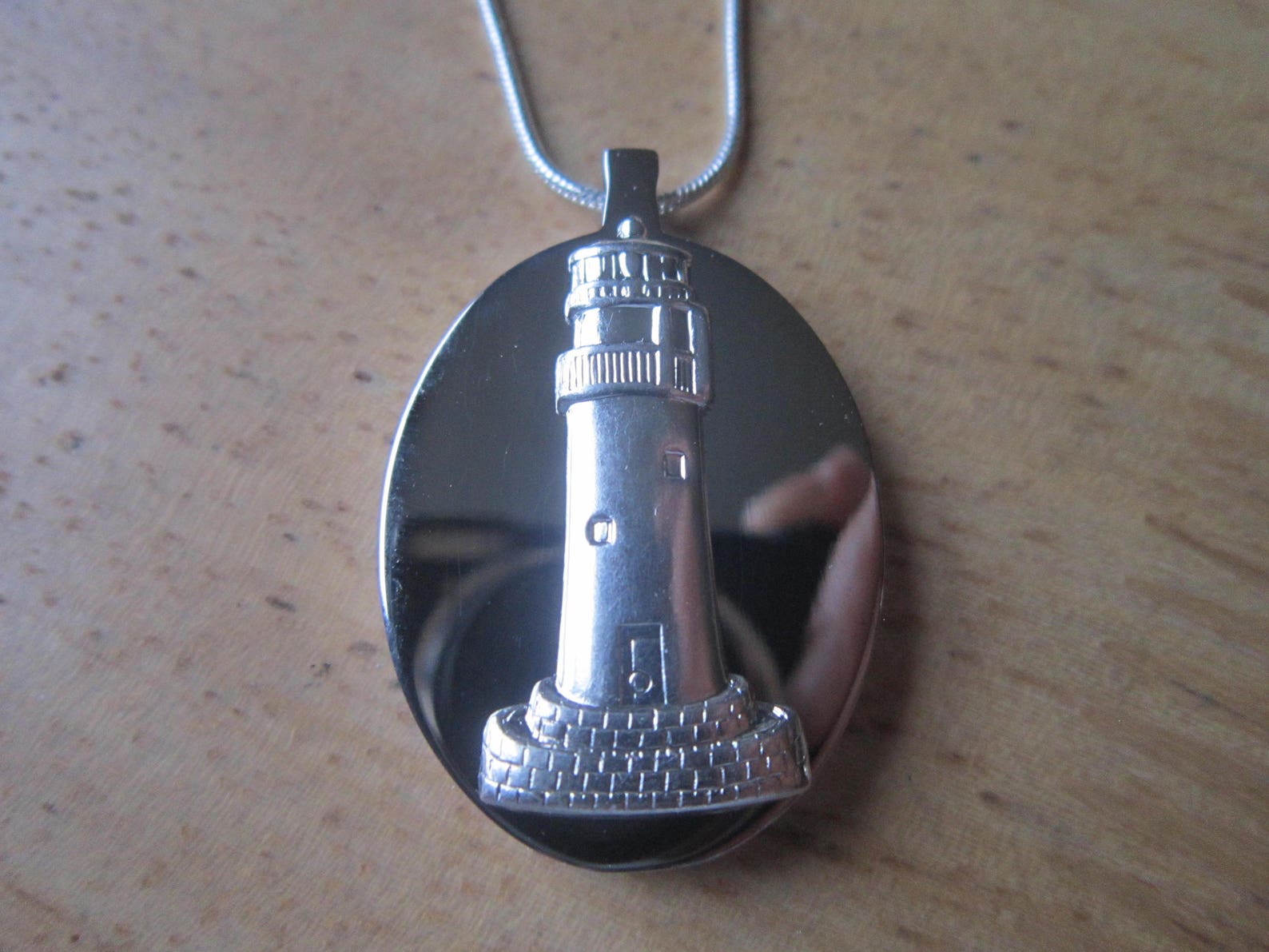 Choose Silver or Bronze Lighthouse Lighthouse Stainless Steel | Etsy