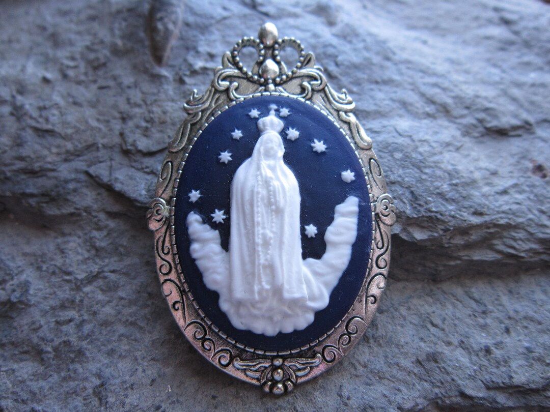 Choose From Several Colors - Bronze or Silver - 2 in 1 - Virgin Mary ...