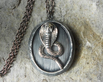 Snake Locket | Etsy