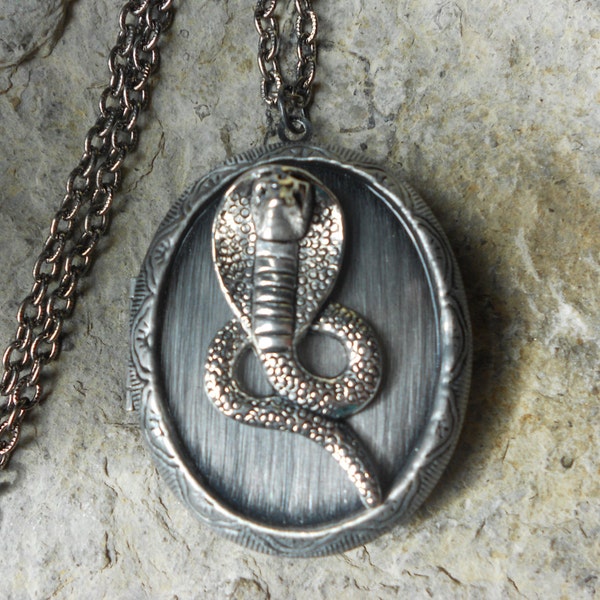 Snake Locket - Etsy
