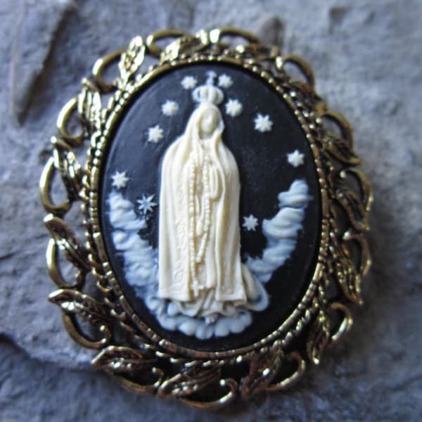 Virgin Mary Pin - Etsy