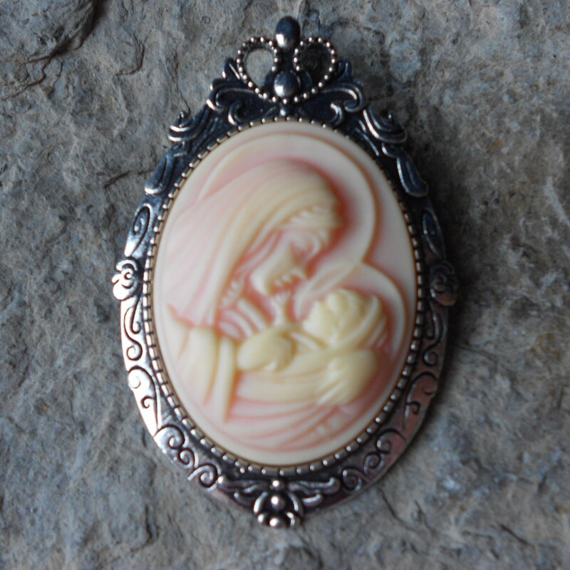 Virgin Mary Pin - Etsy
