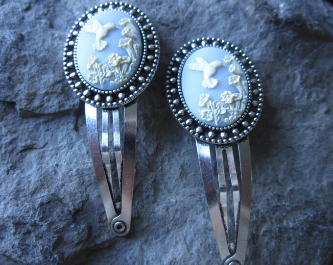 Hummingbird Hair Pin, Hand Beaded Hair Pin, Hand Beaded Hummingbird ...