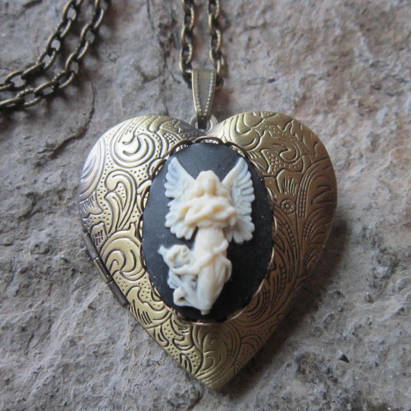 Angel Locket - Etsy