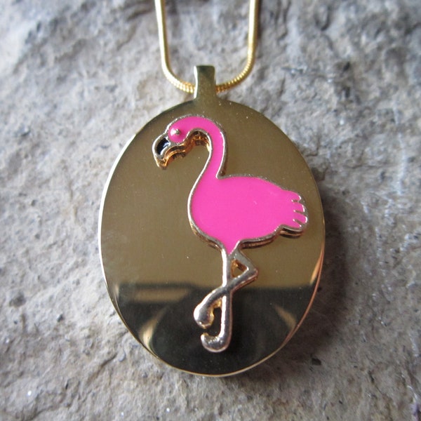 Flamingo Necklace - Etsy