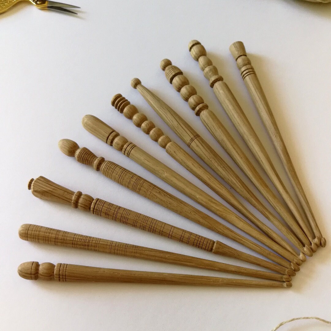 Magical Crochet Hooks, Wooden Crochet Hook Handmade, Luxury Gift for ...