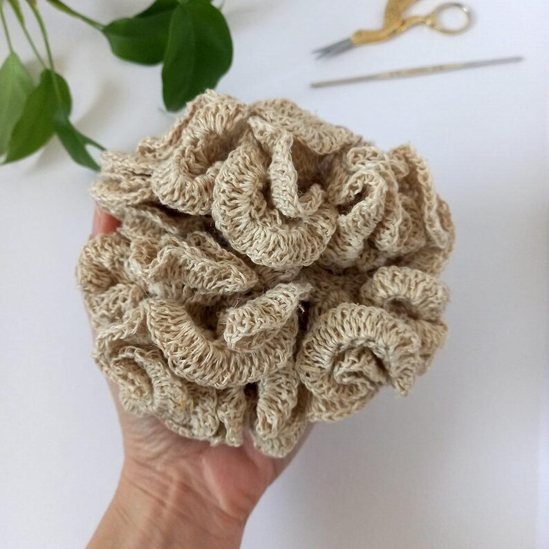 Crochet Loofah Pattern, Crochet Bath Pouf Pattern, Bathroom Crochet ...