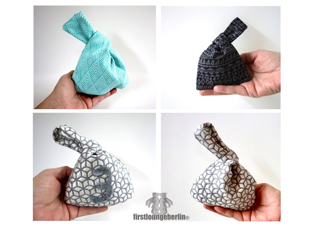 Mini Knot Bag 3 Variants Each in 3 Sizes DIY Christmas Gift Birthday 3 ...