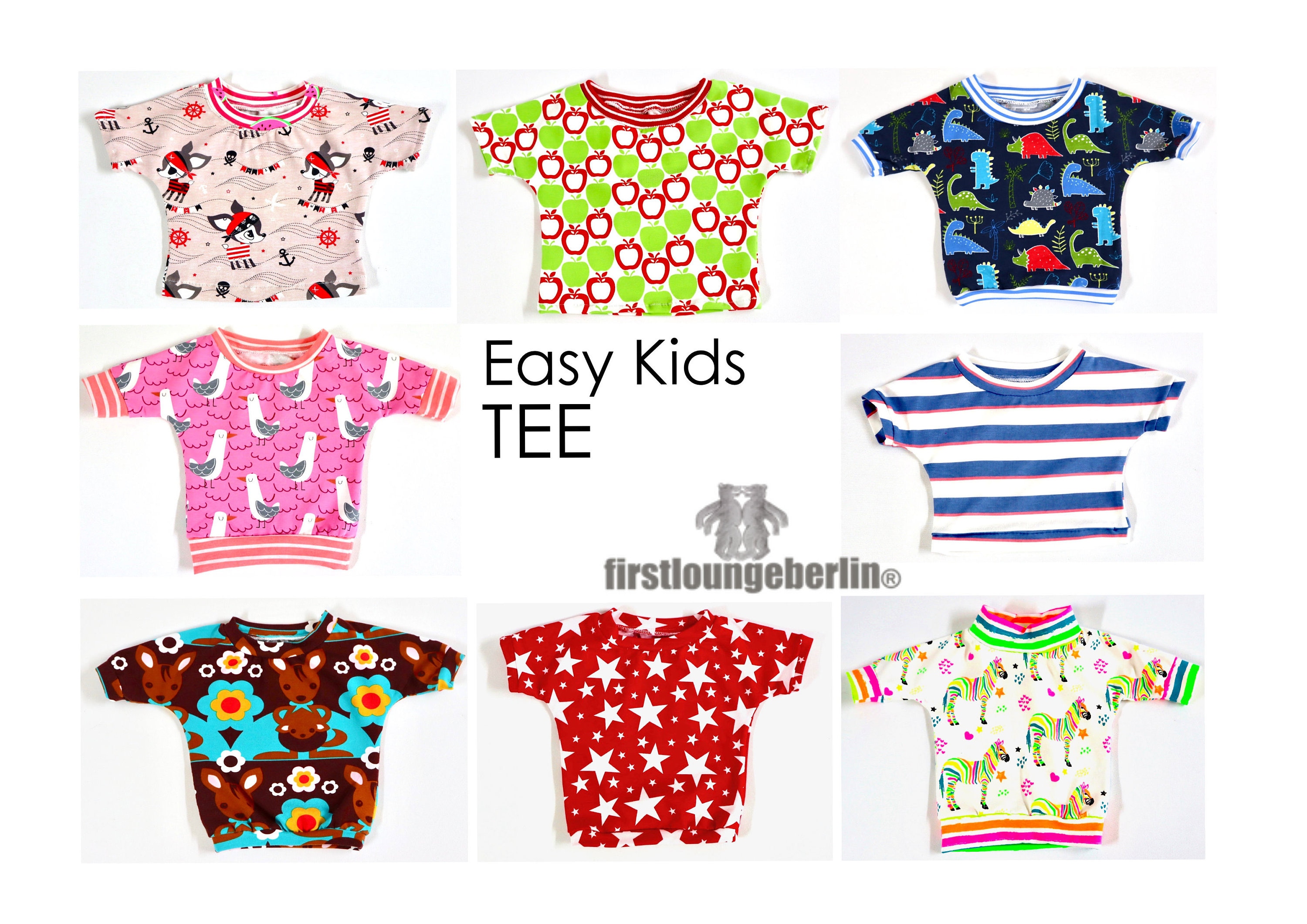 EASY KIDS Tee Children's Shirt Unisex T-shirt Top Jersey Top Baby E ...