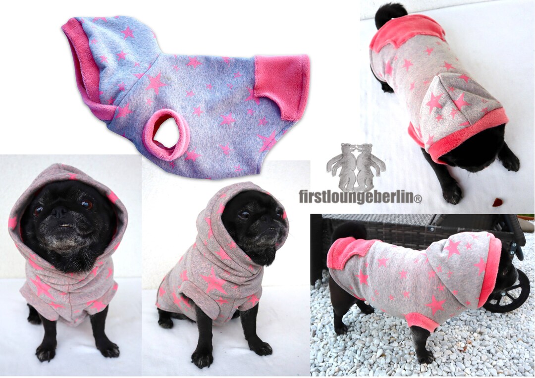 MOPS & CO. Hunde-Sweater Pulli mit Schnittmuster in 10 Größen ...