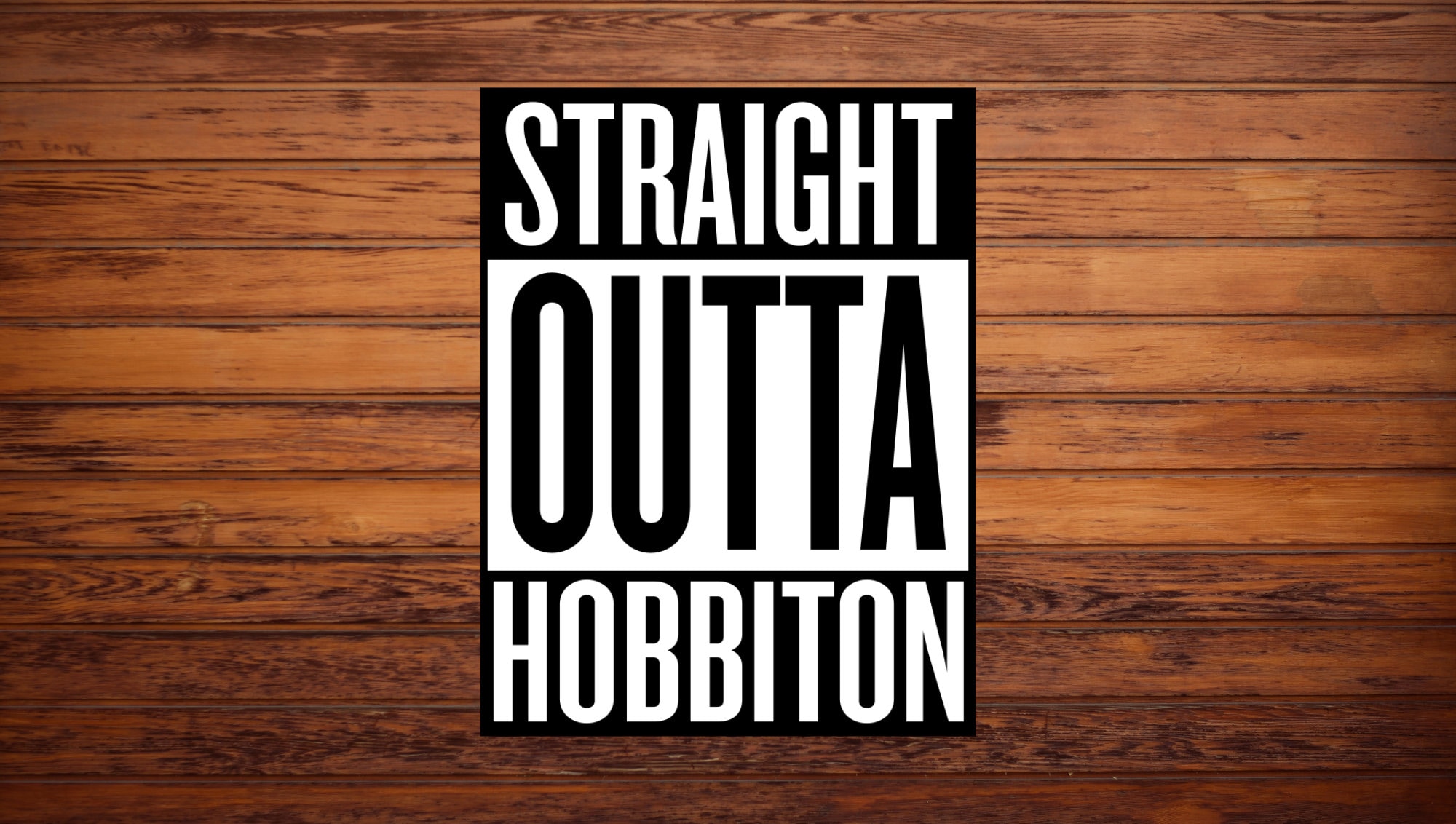 Straight Outta Middle Earth Vinyl Decal Sticker for Vehicle - Etsy