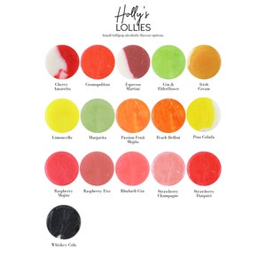 Wedding Alcoholic Lollipop Sample Box - Wedding Favours - Alcoholic ...