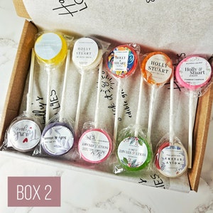 Wedding Alcoholic Lollipop Sample Box - Wedding Favours - Alcoholic ...