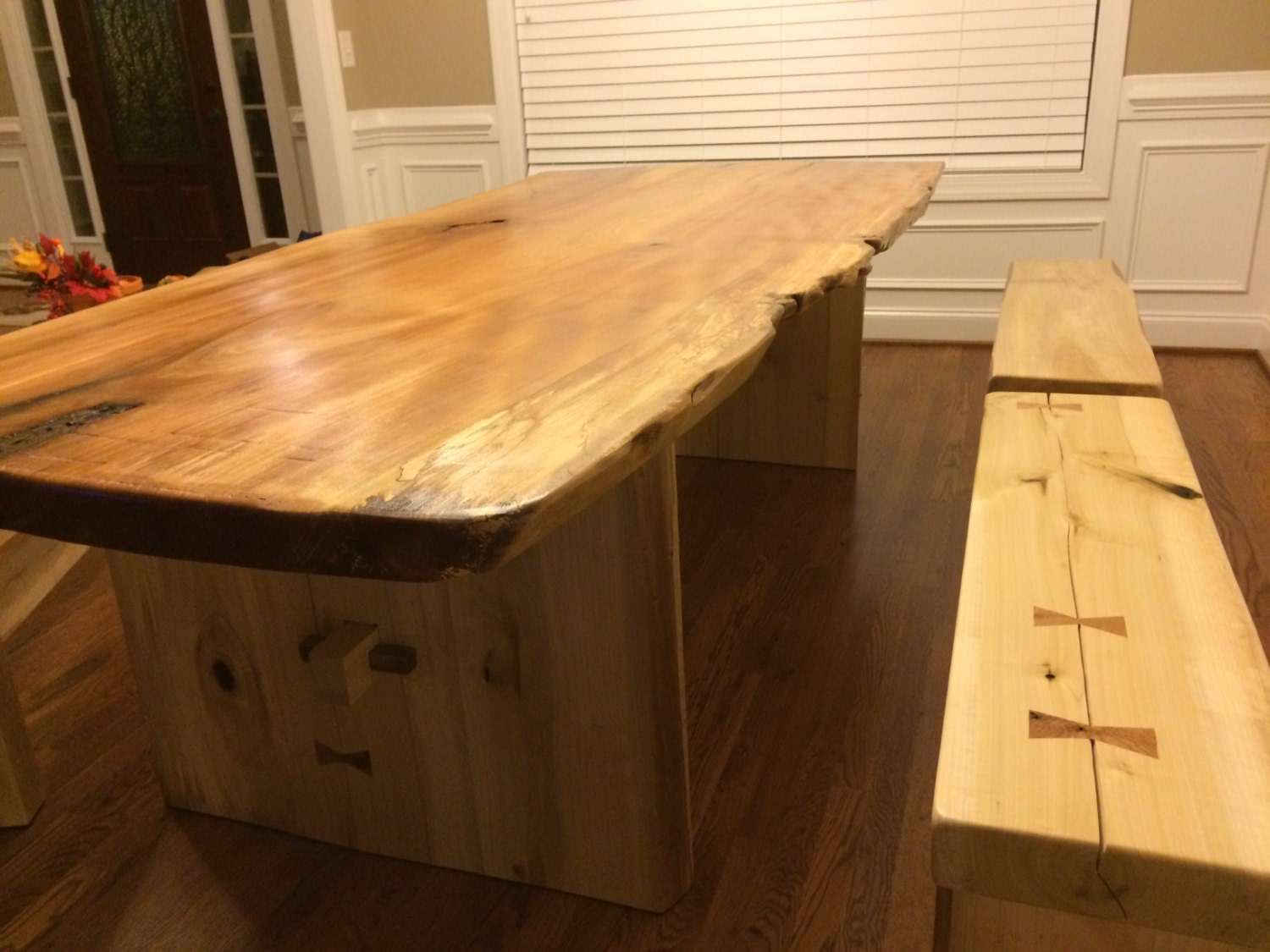 Wood Slab Dining Table | Etsy