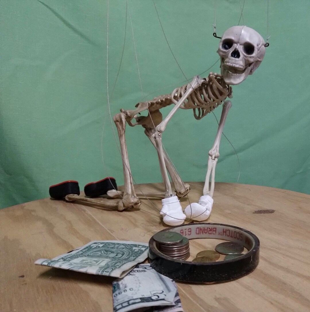 Marionette Skeleton Puppet 18 With Controller and 32 - Etsy UK