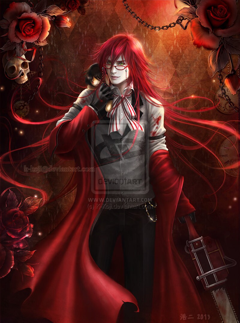 Grell Black Butler Full Body