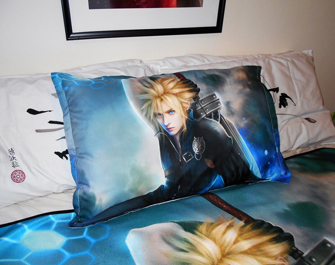 FF7, Cloud Strife, Art Bed Pillow Case/cover - Etsy Canada