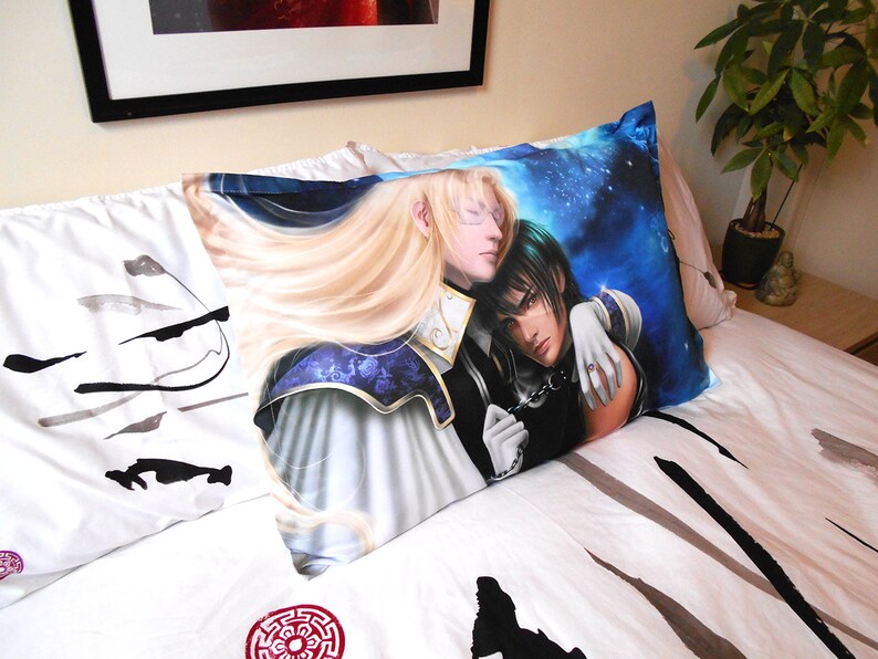 Ai No Kusabi Iason Mink X Riki Art Bed Pillow Case - Etsy