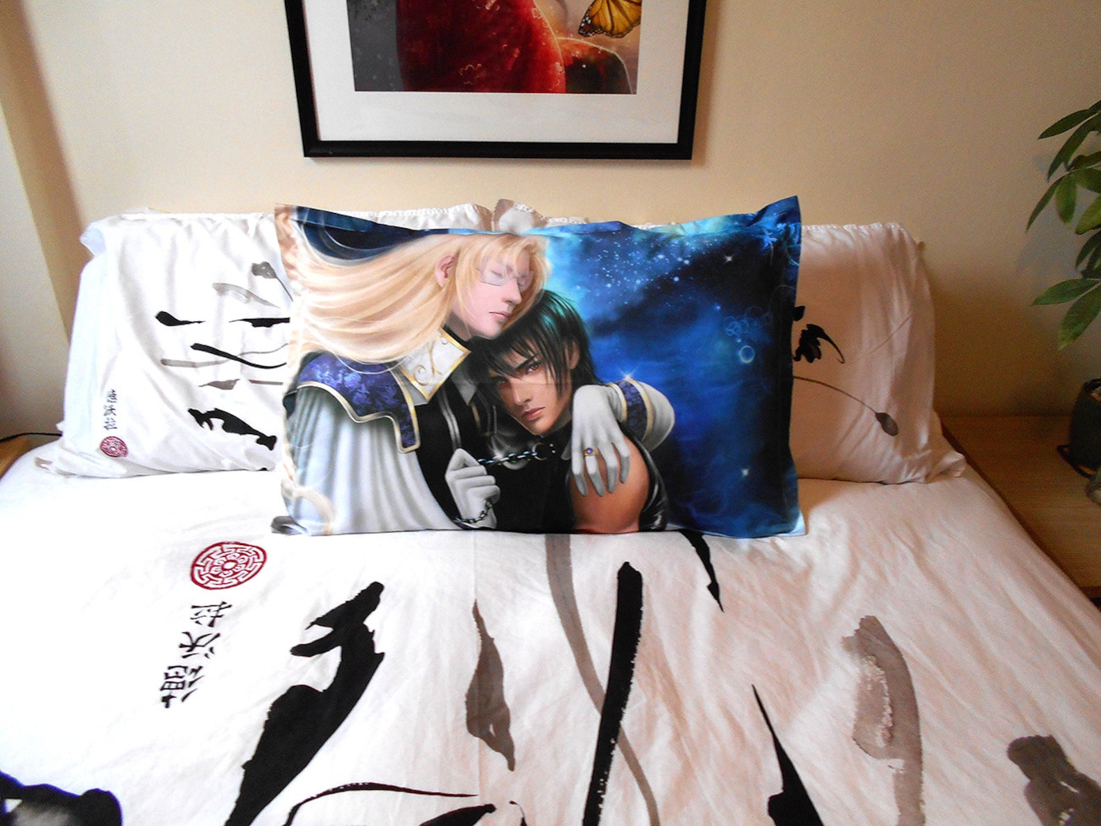 Ai No Kusabi Iason Mink X Riki Art Bed Pillow Case - Etsy