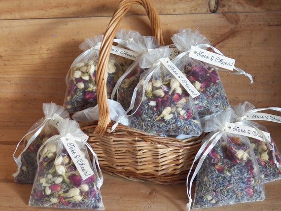 25 Wedding Confetti Bags Eco Friendly Confetti Rustic Wedding - Etsy