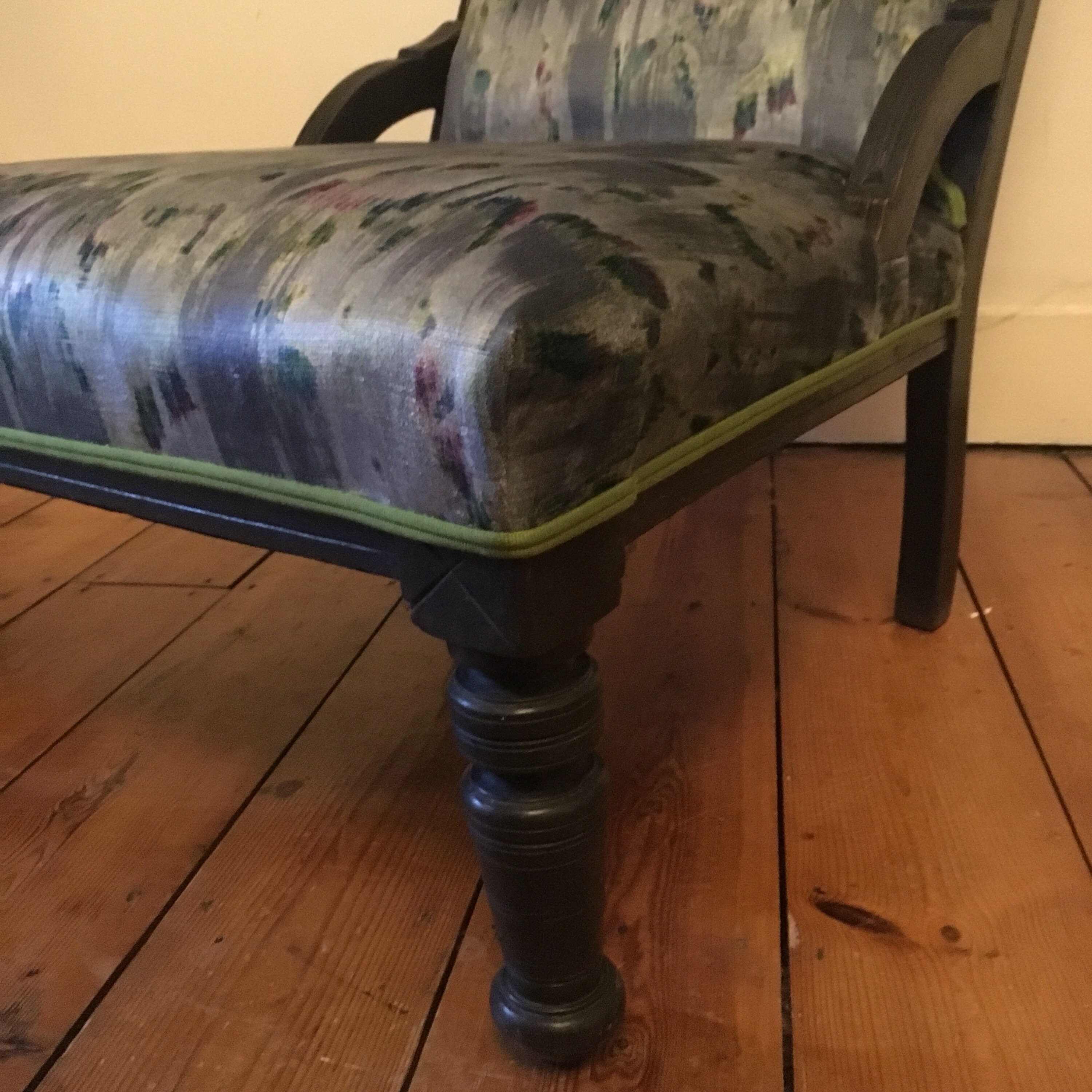 Edwardian Nursing Chair in Swaffer Velvet - Etsy UK